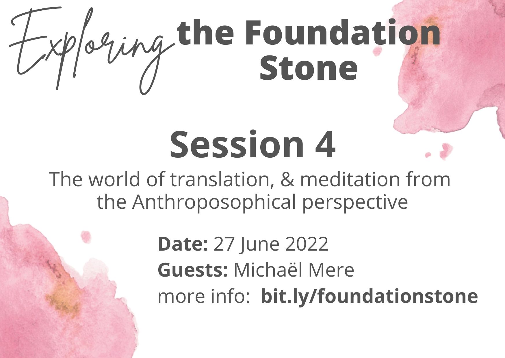 Translating the Foundation Stone Verse - Anthroposophical Society in ...